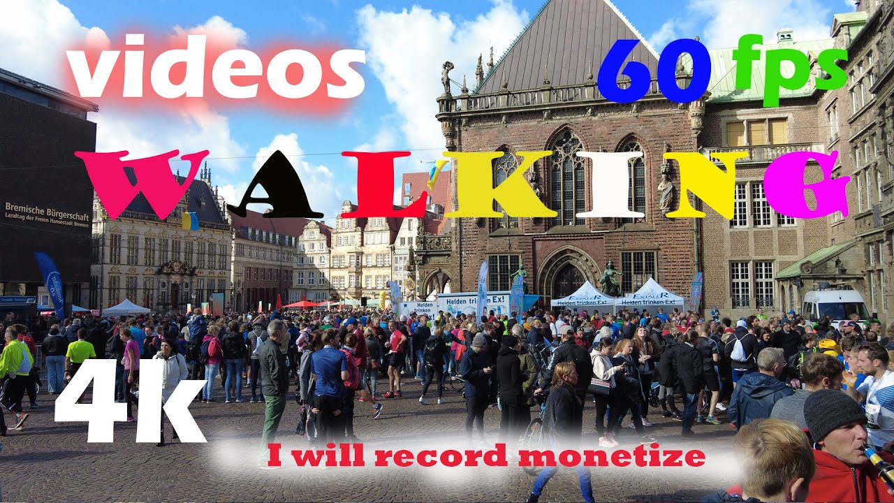 4K walkingtour in germany / Bremen. 🇩🇪- 60fps (4K) My walk - YouTube