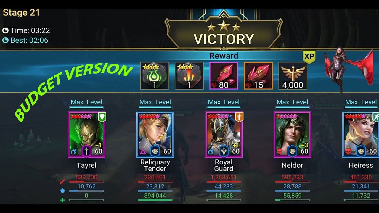 FACTION WARS SERIES (HIGH ELF) BUDGET VERSION | Raid: Shadow Legends ...