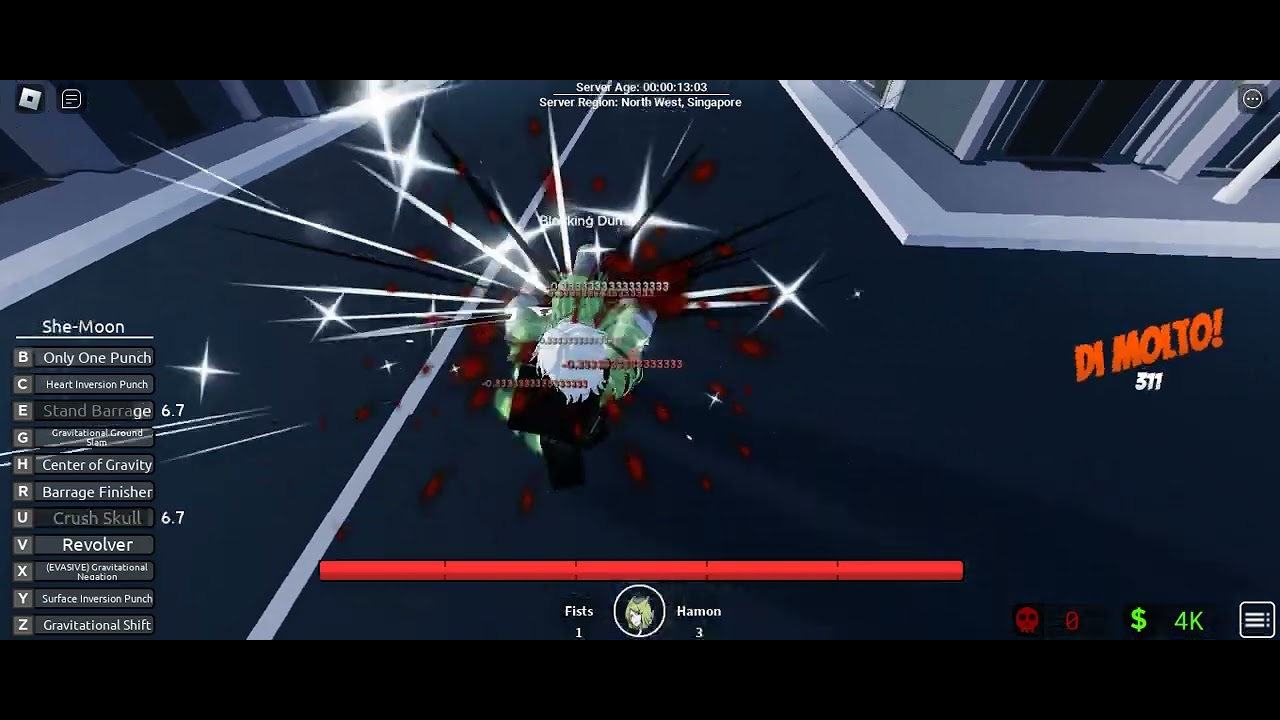 (C-Moon) She-moon combo test with hamon // Stand Powers! - YouTube