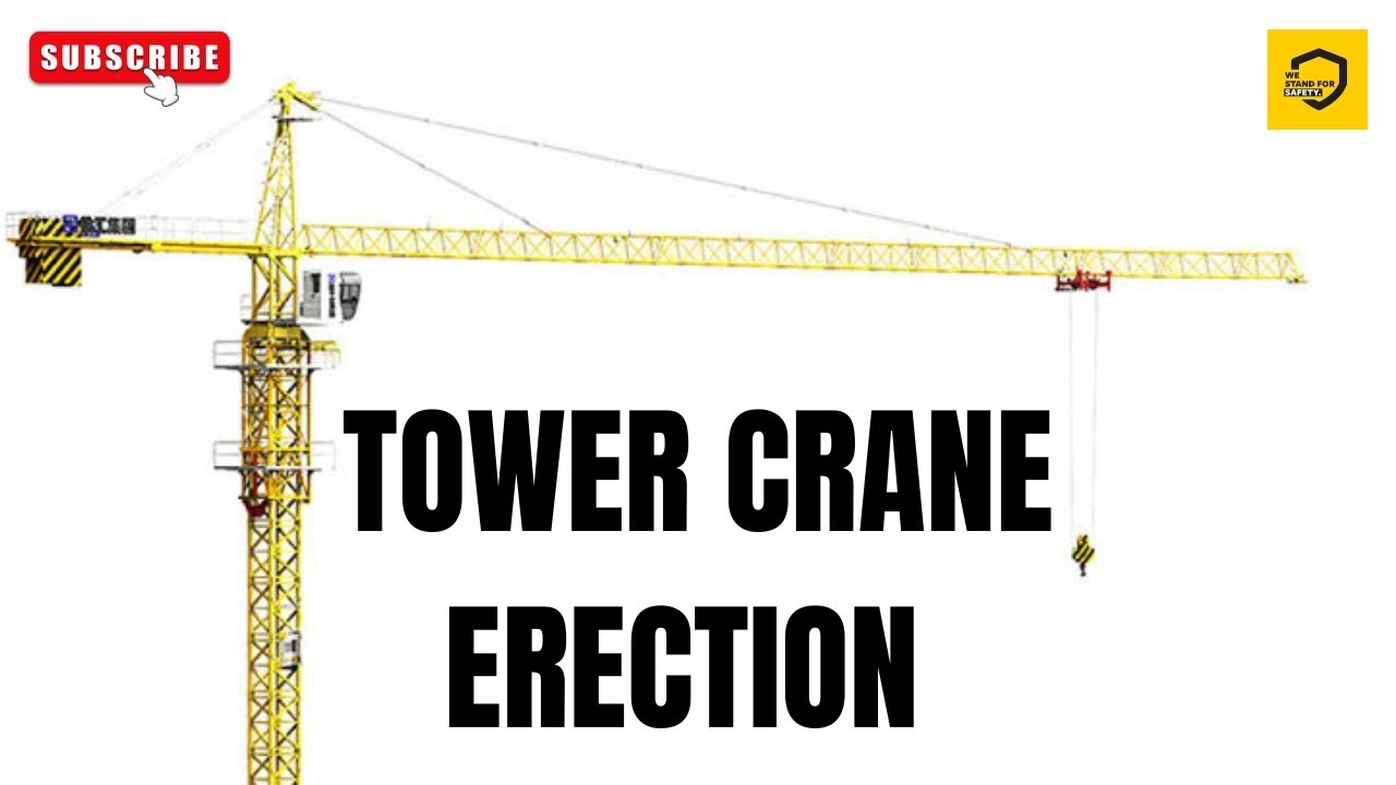 SAFETY TIPS - TOWER CRANE ERECTION #crane #safetytips #hse - YouTube