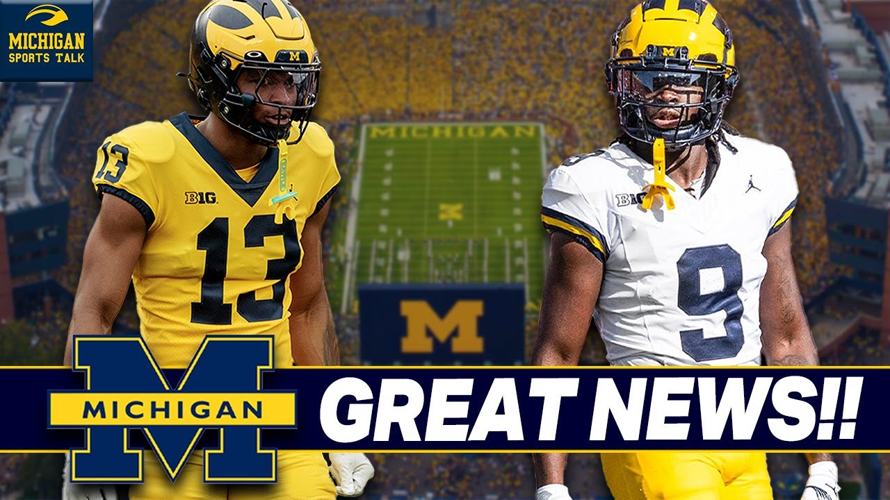 Michigan Gets GREAT News on Key Player, + WR's SECRET Advantage ...