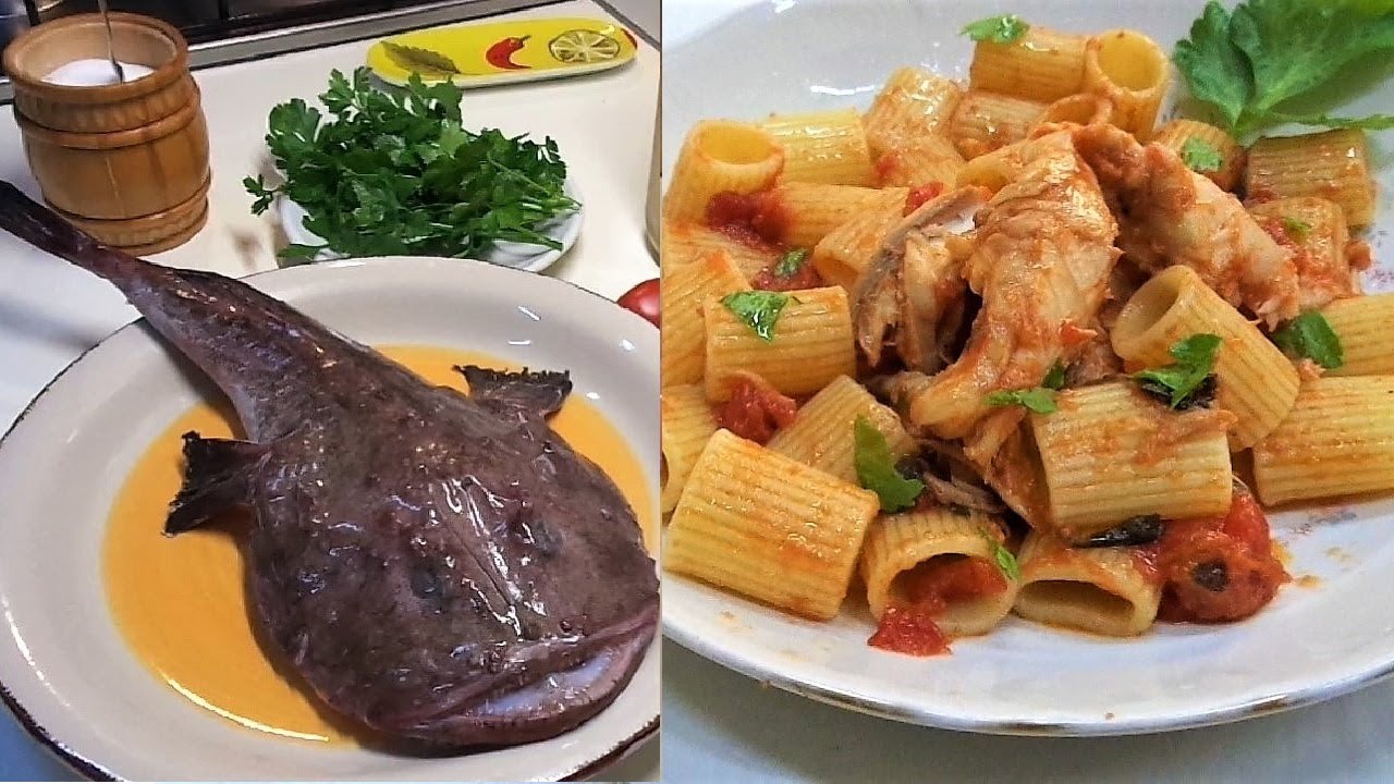Italian Monkfish recipe - Pasta with monkfish. - YouTube