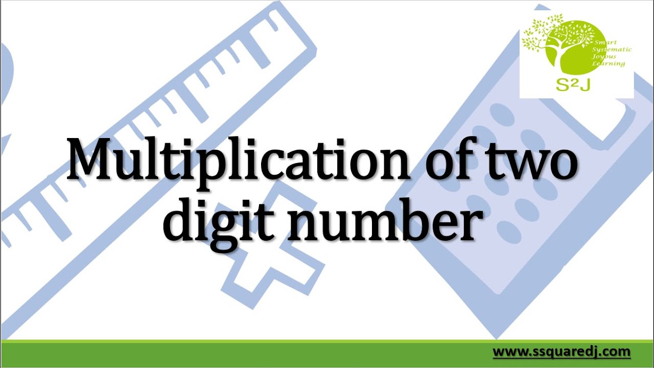 Multiplication of two digit number using vedic maths - YouTube