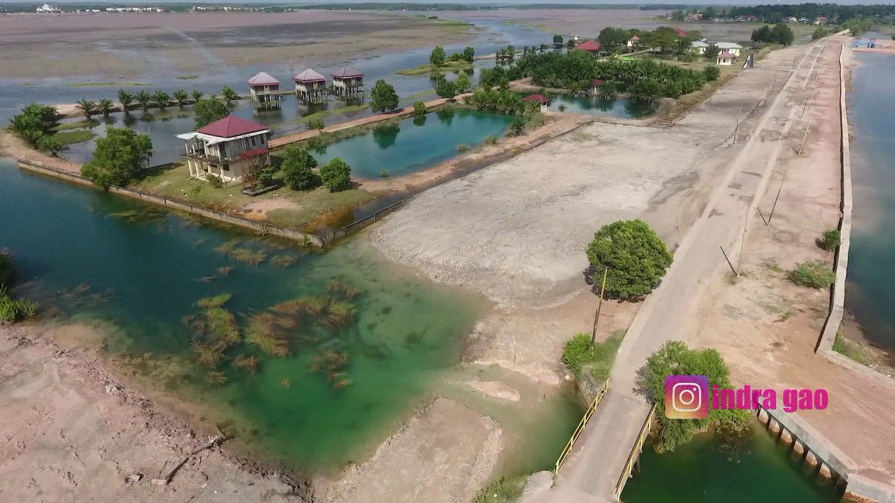 Melihat lebih dekat galian waduk UNSRI di Tanjung Senai tempat ...