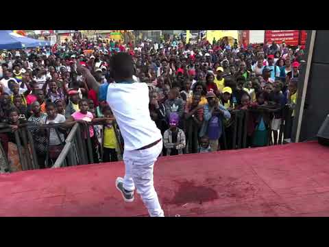 Fly Jay Freestyles at the 2019 Agriculture and Commercial Show.