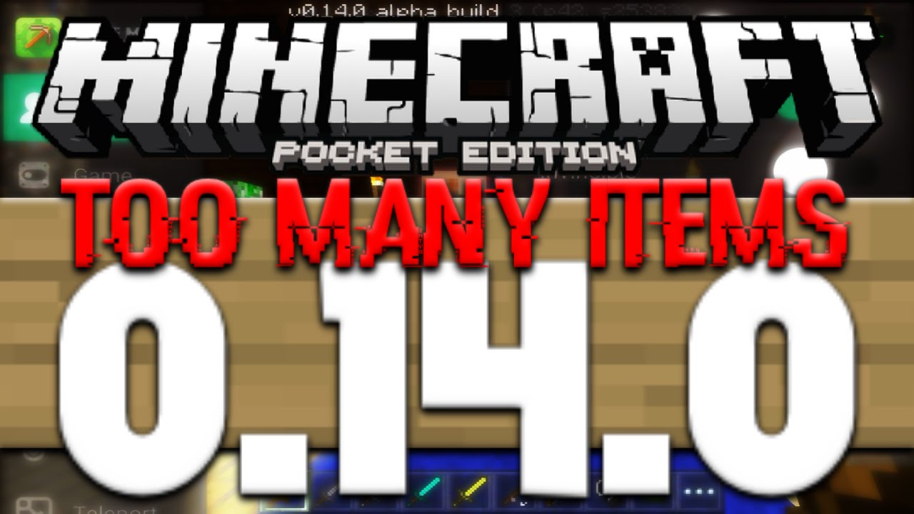 BEST TOO MANY ITEMS MOD for Minecraft PE 0.14.0 - MCPE Master (Pocket ...