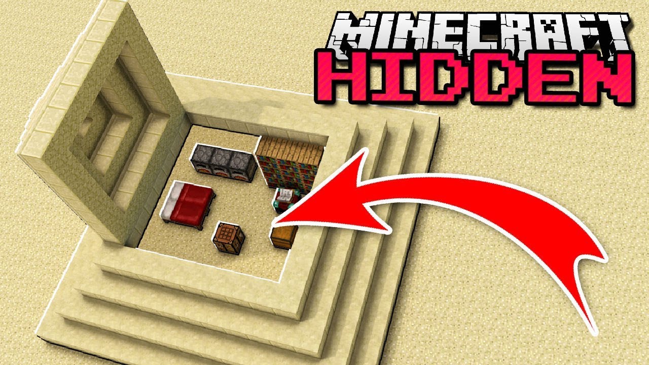 Craziest SECRET BASE EVER in Minecraft! - YouTube