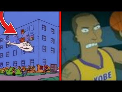 Kobe Bryant DEATH by helicopter predicted in 2017 on the Simpsons - YouTube
