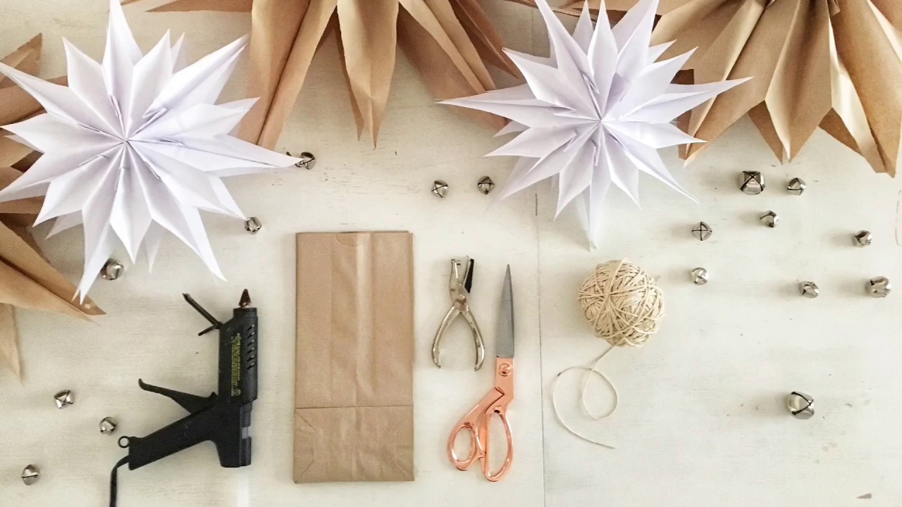 Paper Star Tutorial - YouTube