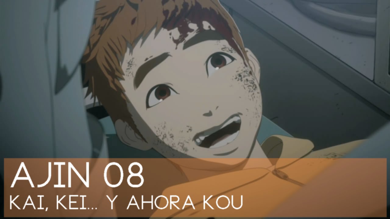 AJIN Episodio 08 CRÍTICA – Kai, Kei y ahora Kou – Nerdro - YouTube