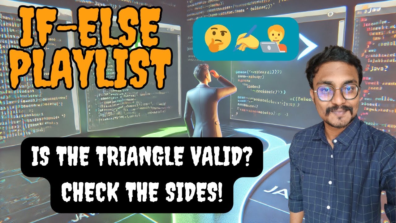 Is The Triangle Valid? Check The Sides! If-Else | Problem Solving🤔🤔 - YouTube
