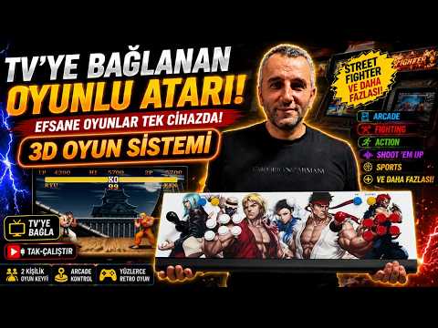 TV’ye Bağlanan Oyunlu Atari! 🕹️ Yüzlerce Retro Oyun Tek Cihazda 🔥 iletişim 05540167575  Şenol Bey