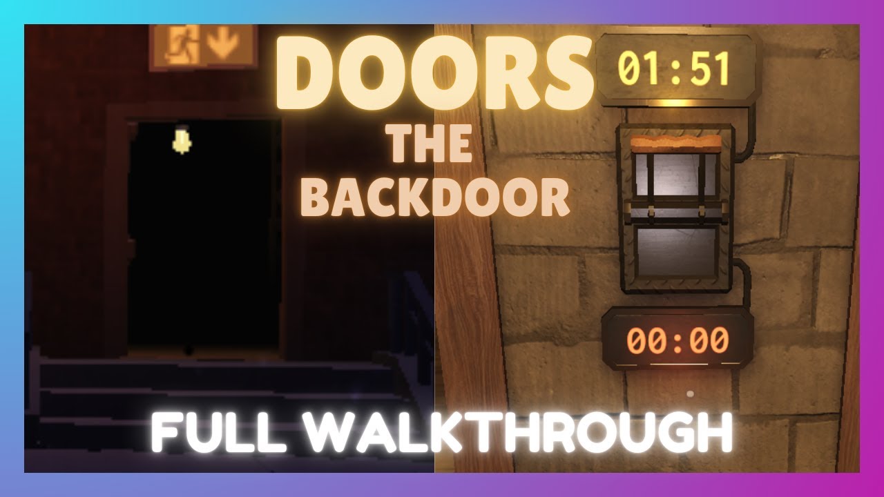 DOORS: The Backdoor | Full Walkthrough | Roblox - YouTube