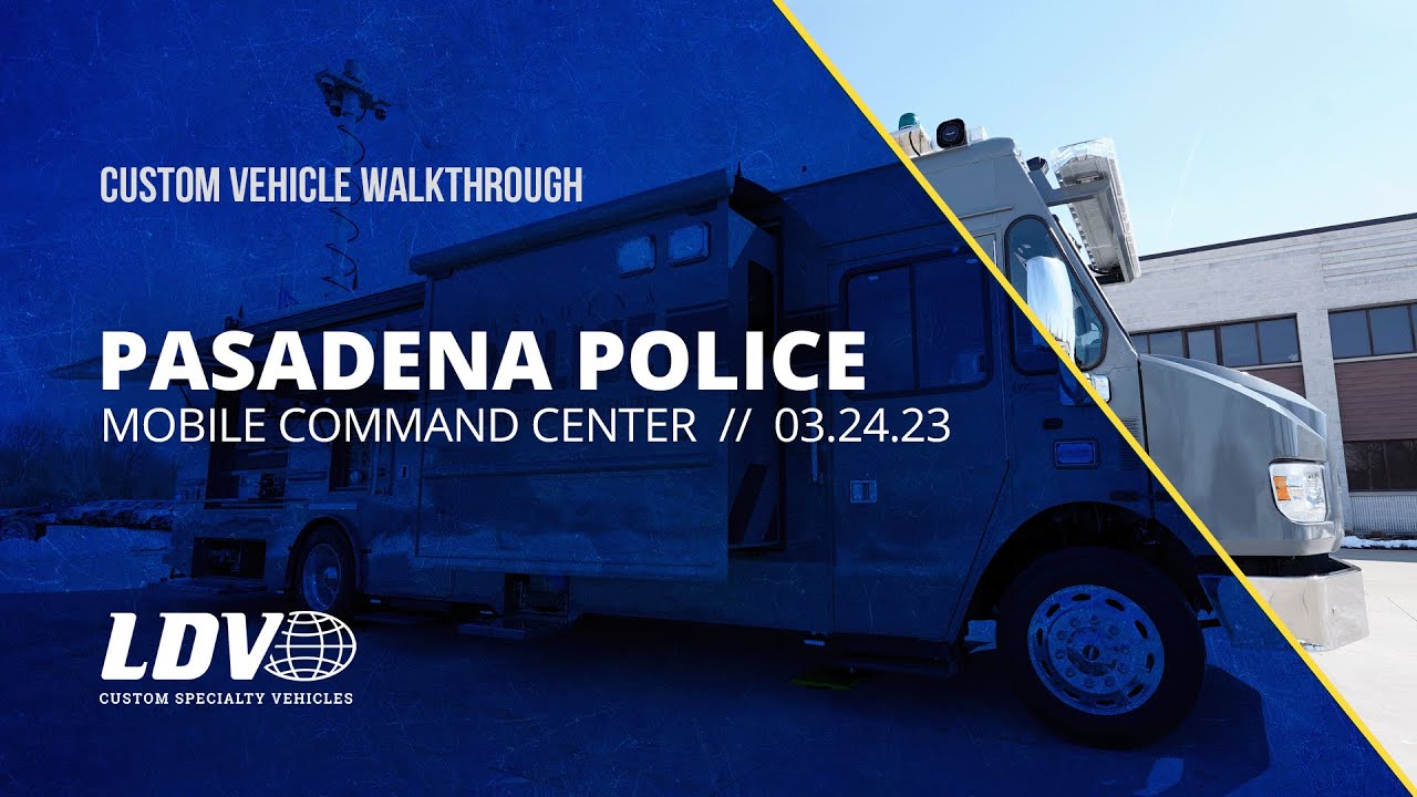 Pasadena Police (CA) Mobile Command Center - YouTube