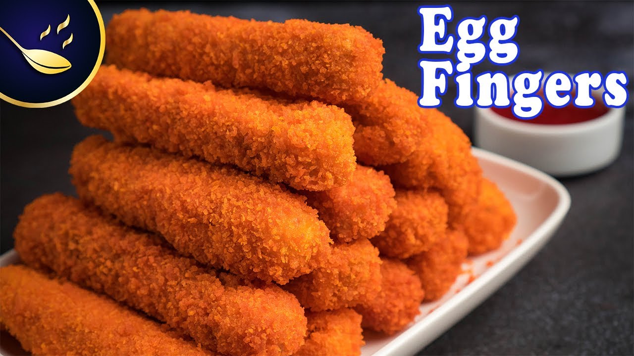 Crunchy Egg Fingers by Gold Spoon | Easy Tea Time Snacks | Cooking B ...