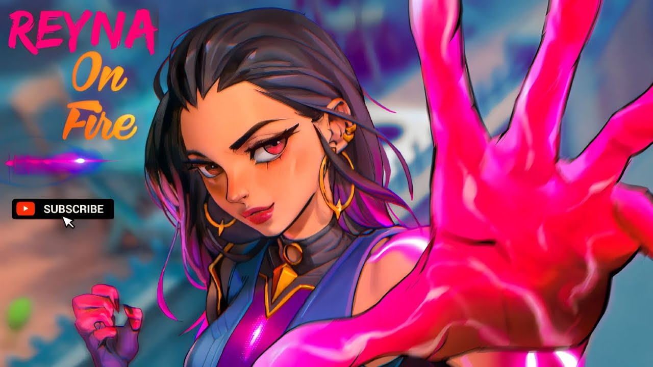 REYNA ON FIRE 🔥 #valorant #trending #montage - YouTube
