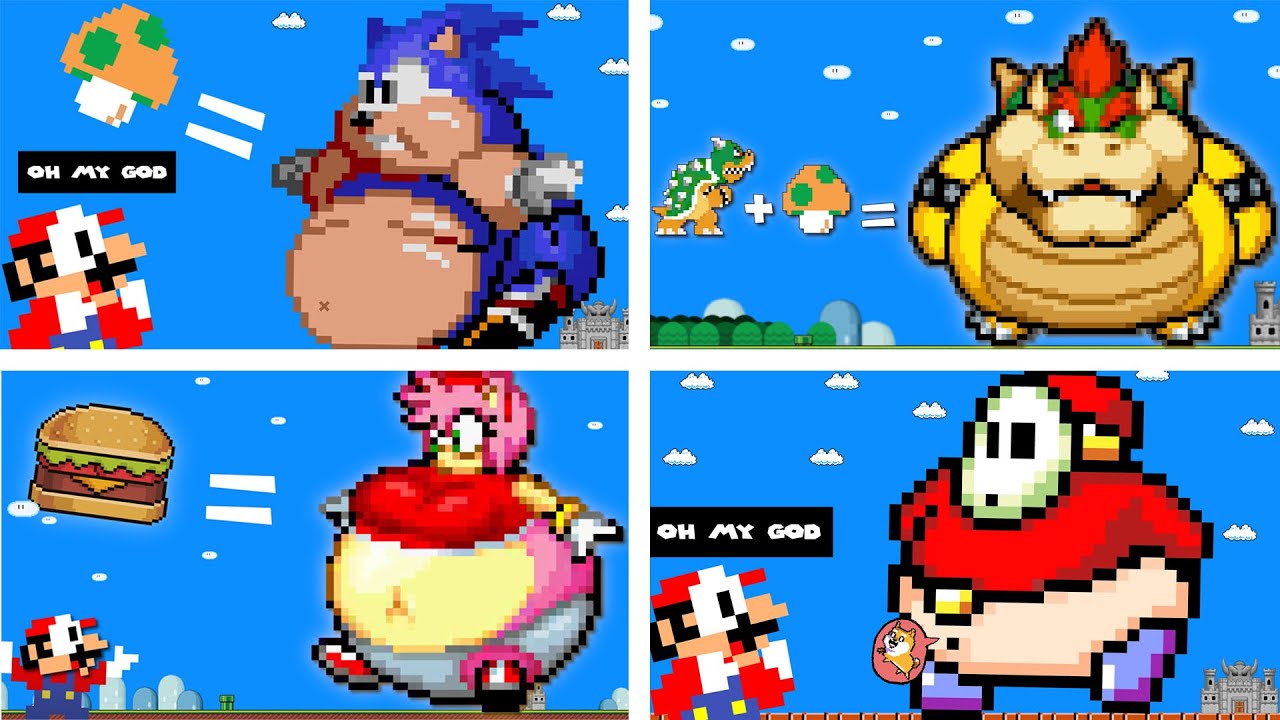 Mario: Maze Collection SEASON 5 (ALL EPISODES FAT PIXEL ) | Mario Bros ...