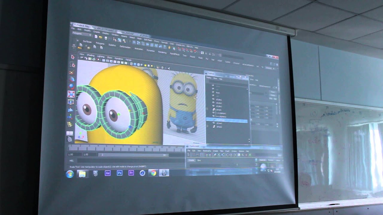 MAYA WEEK 7 - MINION Pt.5 - YouTube