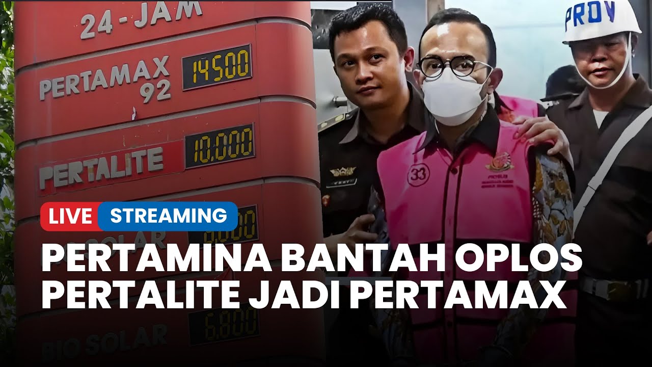 🔴Pertamina Bantah Pertalite Dioplos Jadi Pertamax, Ini Penjelasannya ...