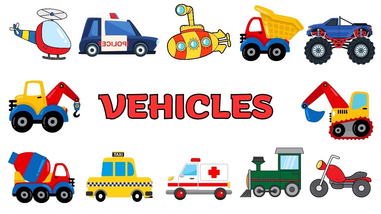 Vehicle Names | Types of Vehicles in English |Vehicles Vocabulary Words ...