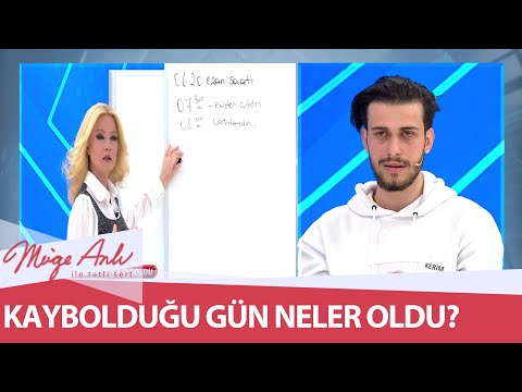 Kaybolduğu günün sabahında neler yaşandı?  - Müge Anlı ile Tatlı Sert 22 Mart 2022