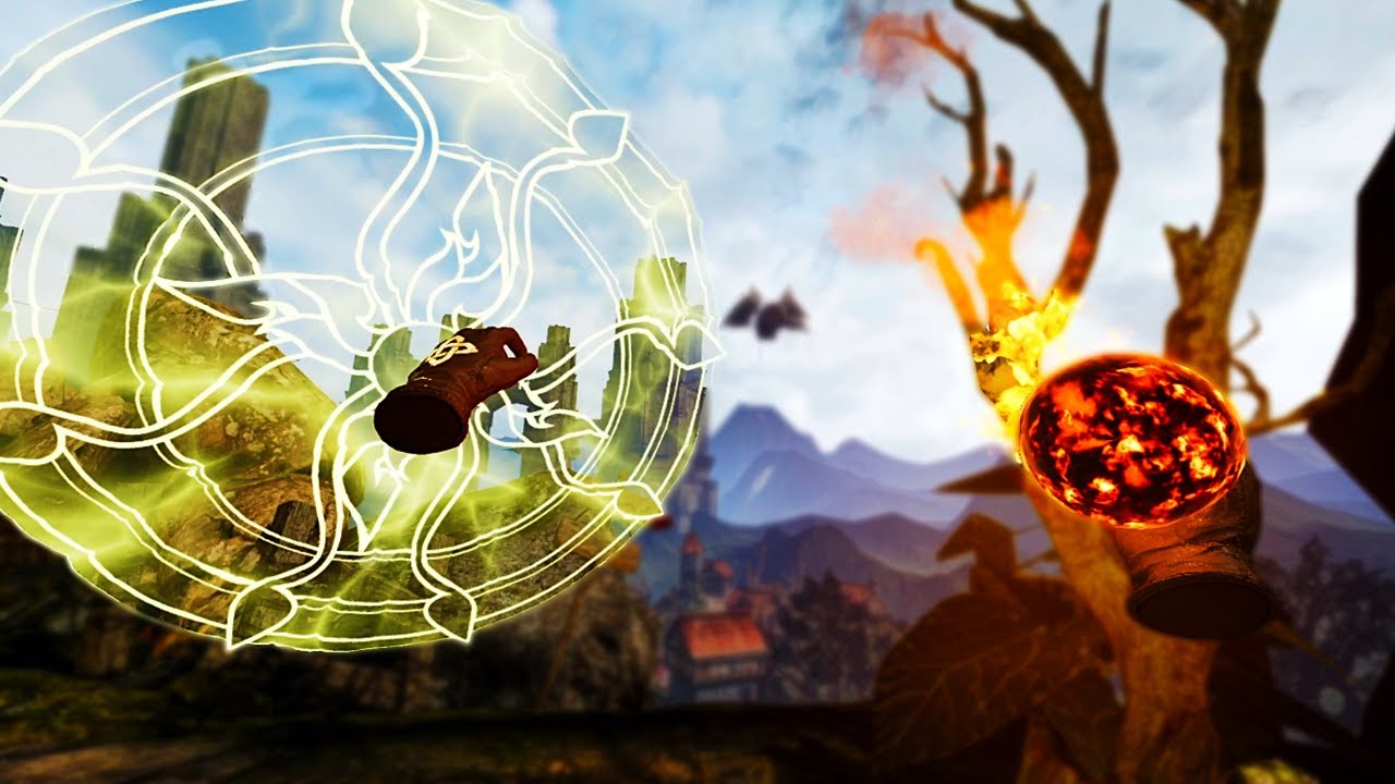 I BECAME A WIZARD AND CASTED MAGIC SPELLS in The Wizards VR - YouTube