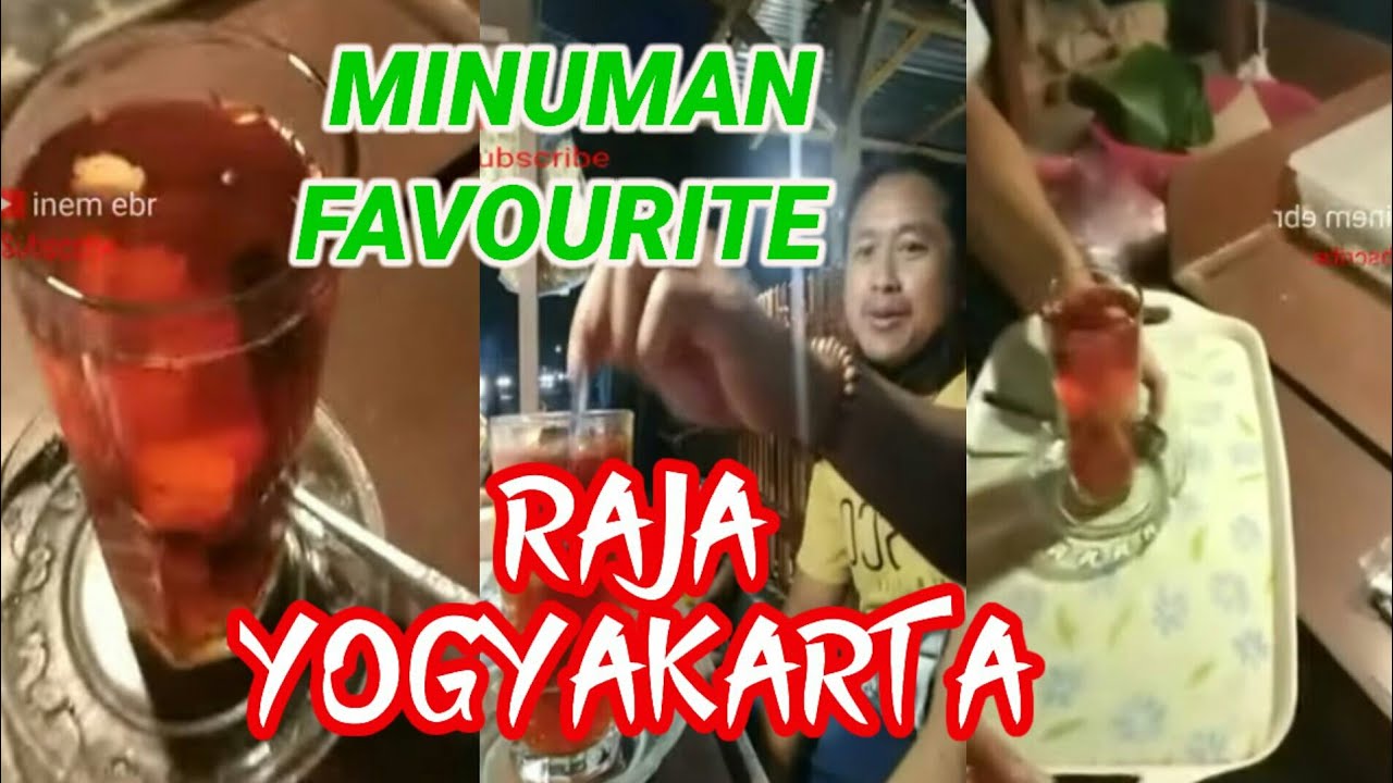 minuman favourite raja yogyakarta - YouTube
