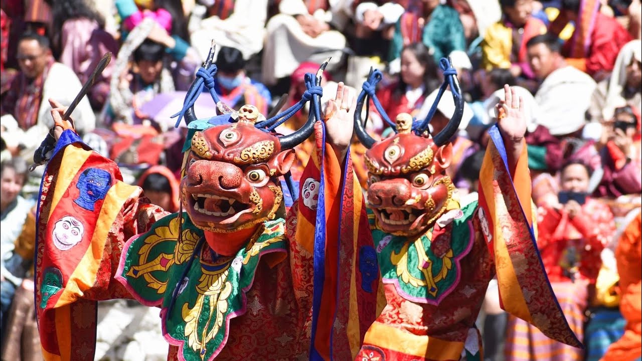 Shinje Yab Yum Cham || Shinje || Paro Tshechu || Bhutan 🇧🇹 - YouTube