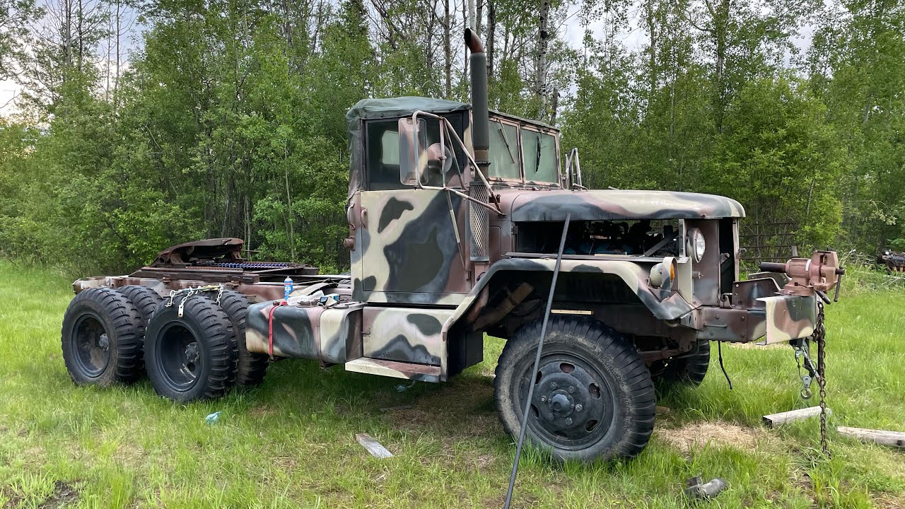 M35-A2 engine V-8 swap PT-10 - YouTube