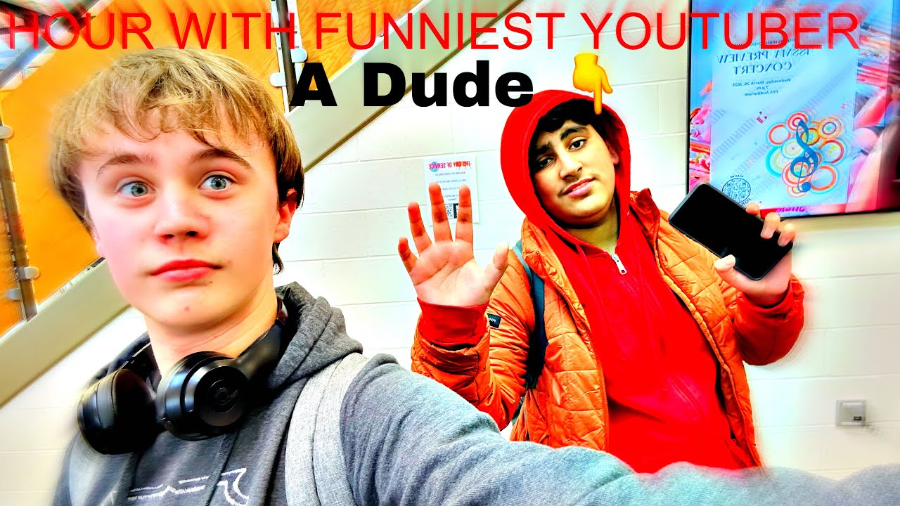 Spending an Hour with the Worlds Funniest YouTuber @Ya-Boi-A-dude ...