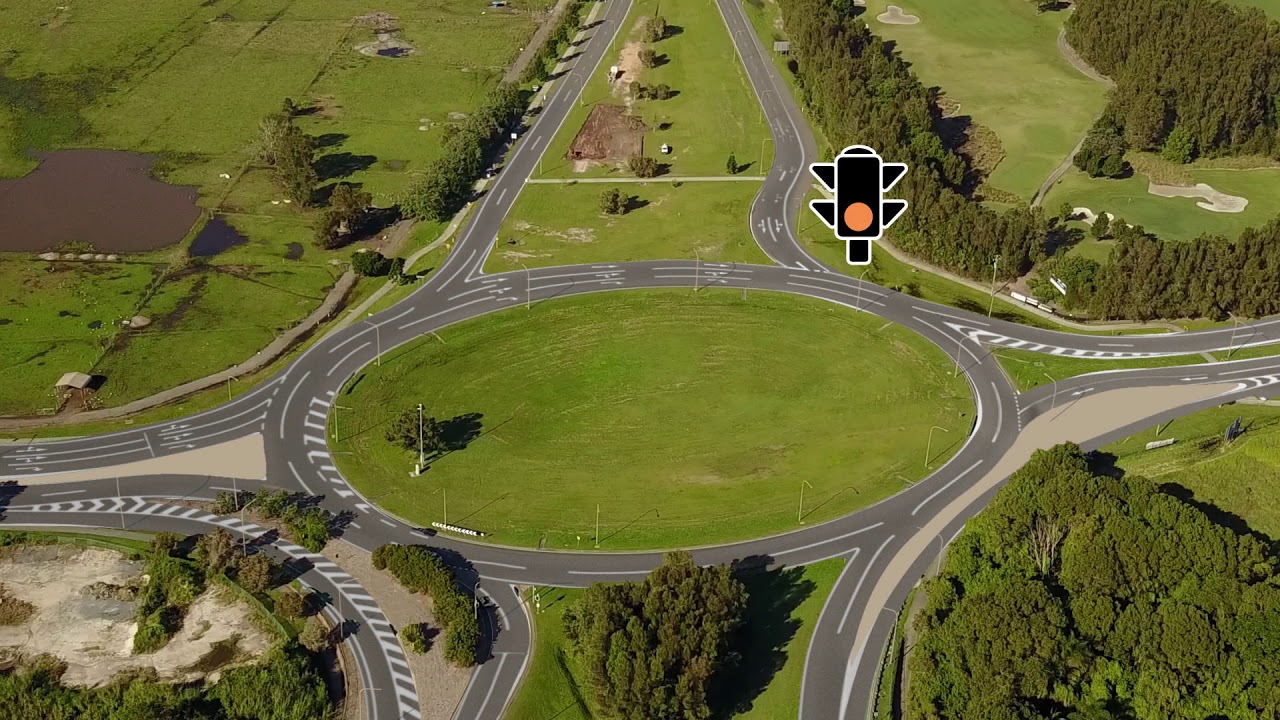 Gooding Drive Roundabout Upgrade - YouTube