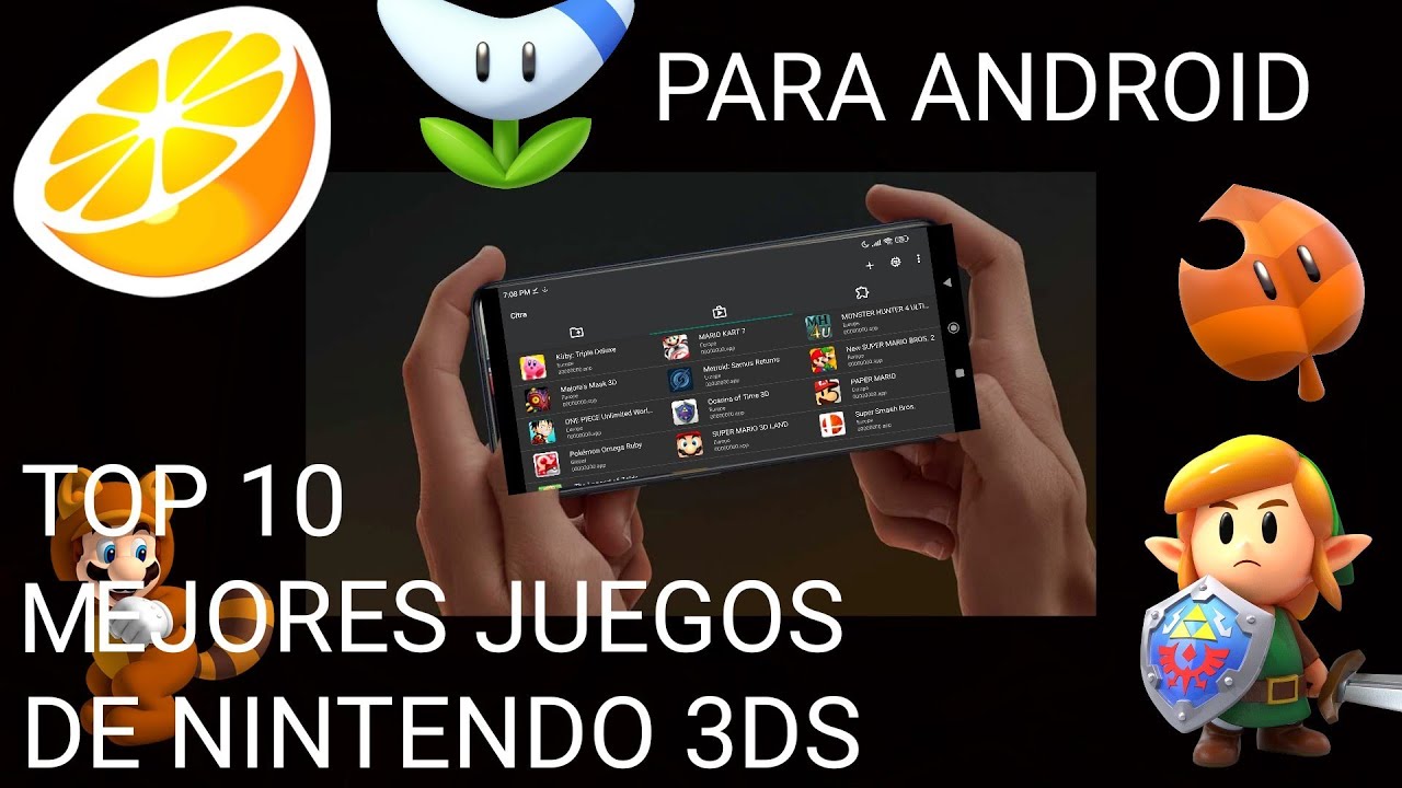 Top 10 Mejores Juegos Del Emulador Citra ( N 3ds) Para Android - YouTube