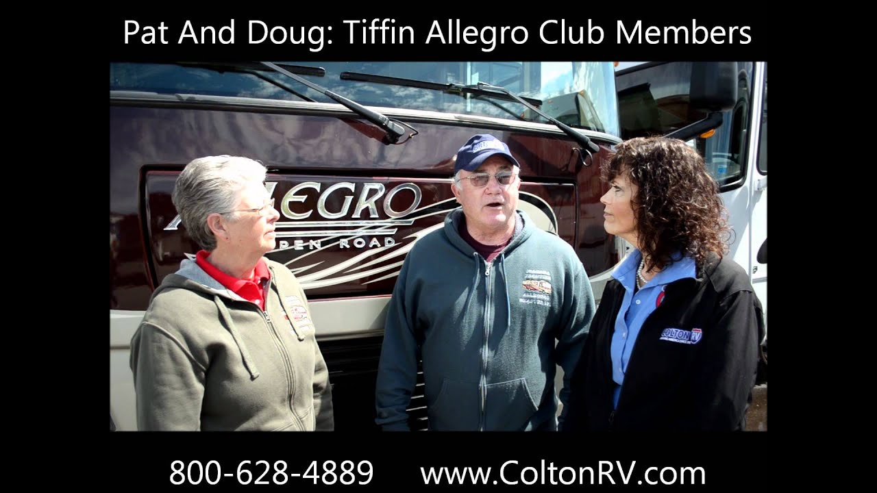 Pat and Doug chat about the Tiffin Allegro Motorhome Club - YouTube