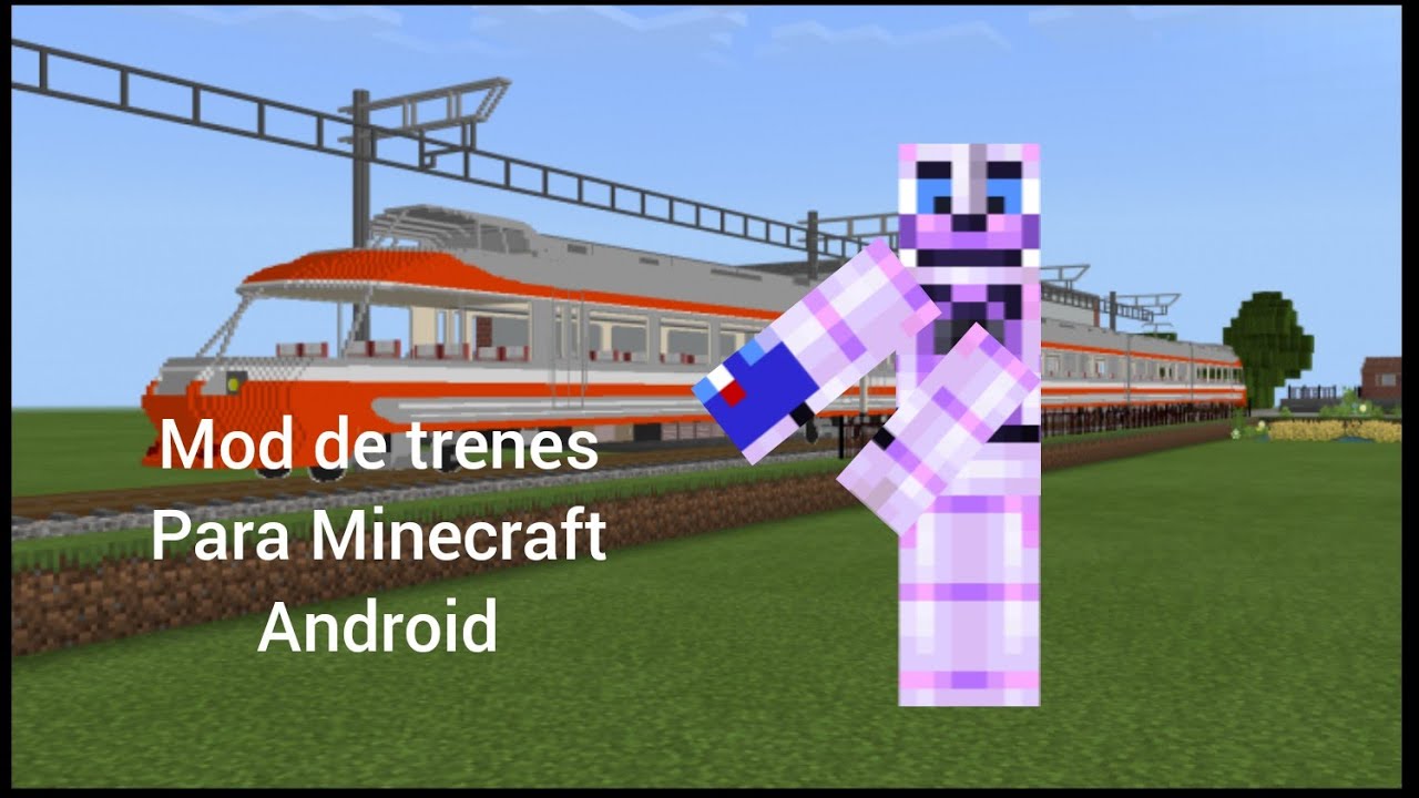 mod de trenes para Minecraft (link directo) - YouTube