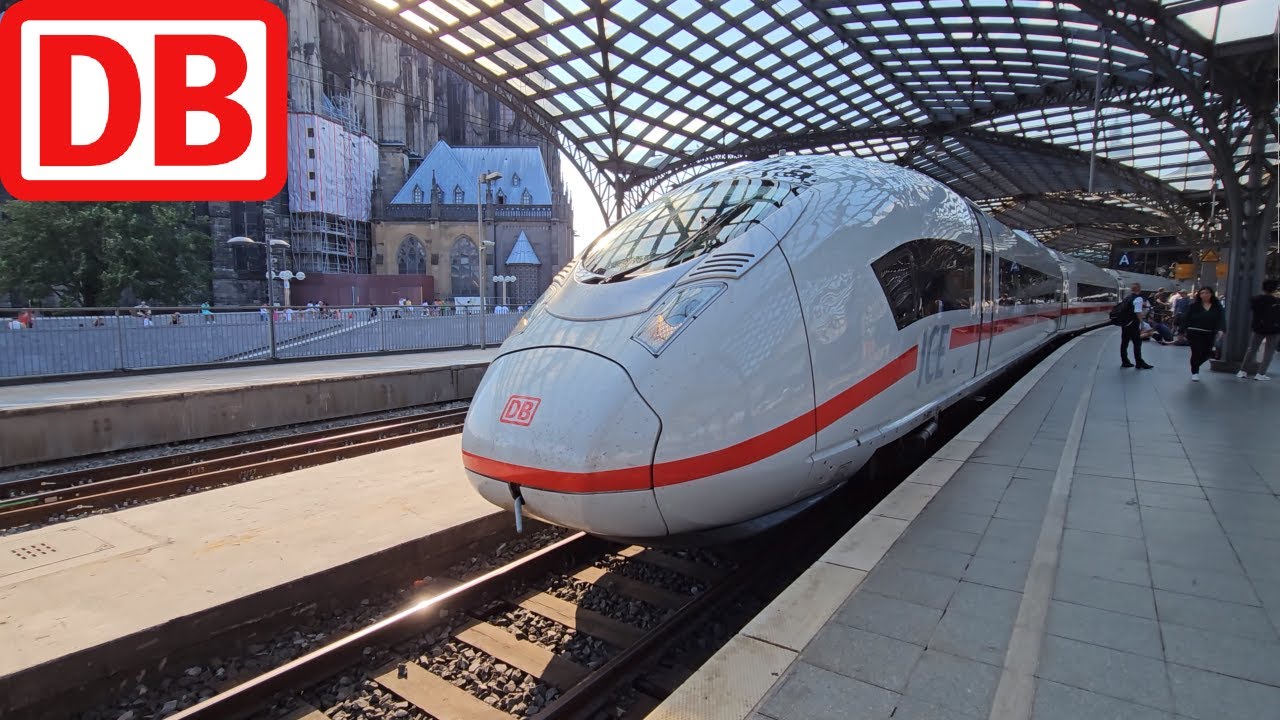 DB Velaro MS BR 408 Abfahrt/Departure - YouTube