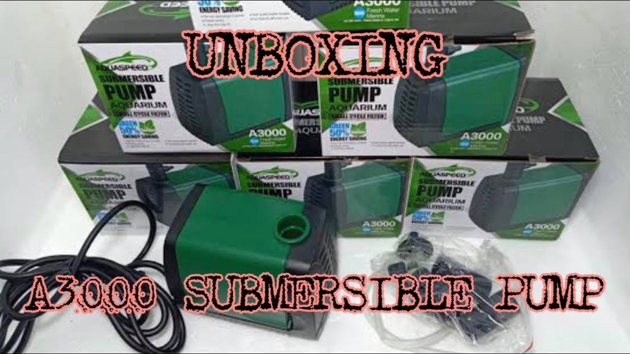 Unboxing #01 | Aquaspeed A3000 Submersible Pump - Father & Daughter ...