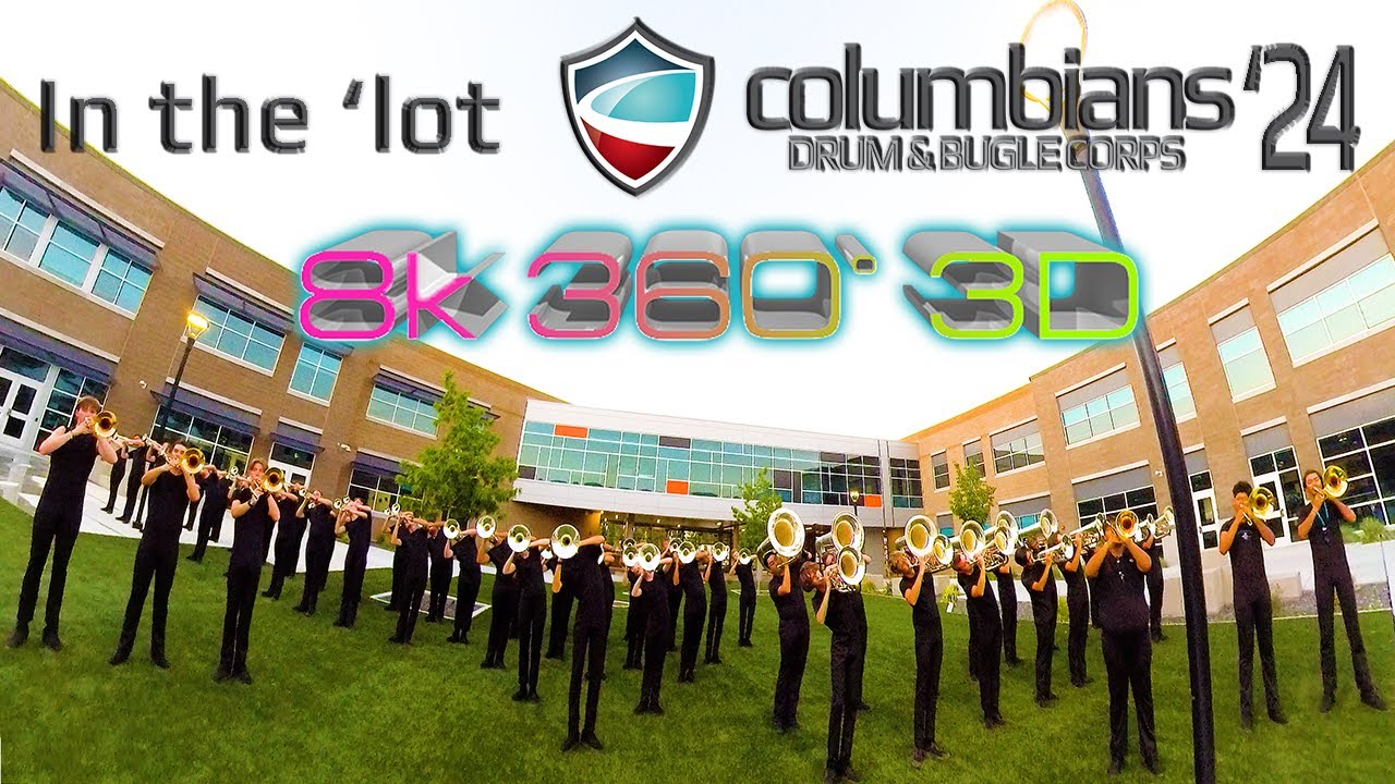 2024 Columbians Hornline - Early Season 'Lot - 8k 360° 3D VR - YouTube
