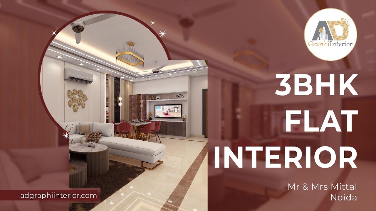 Luxury 3BHK Interior Design @ AD Graphi Interior's I Best Interior ...
