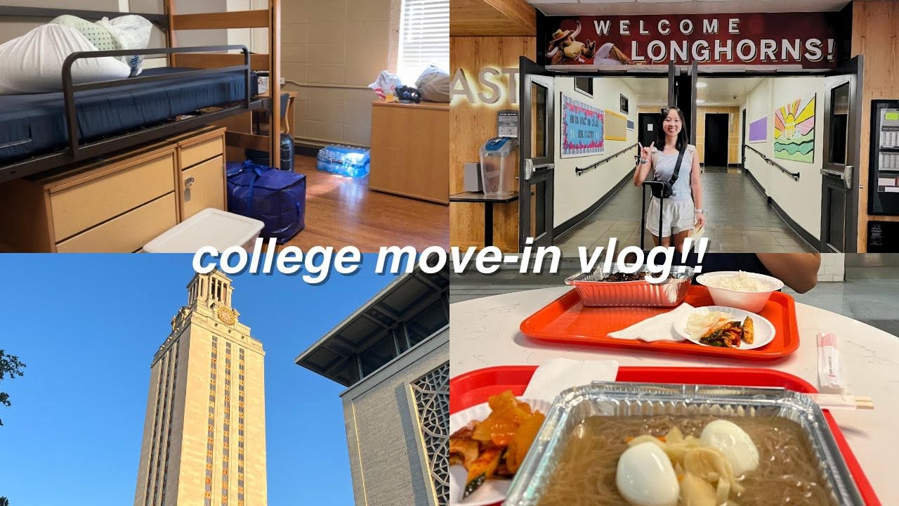 small college move-in vlog!! | ut austin 🤘 - YouTube