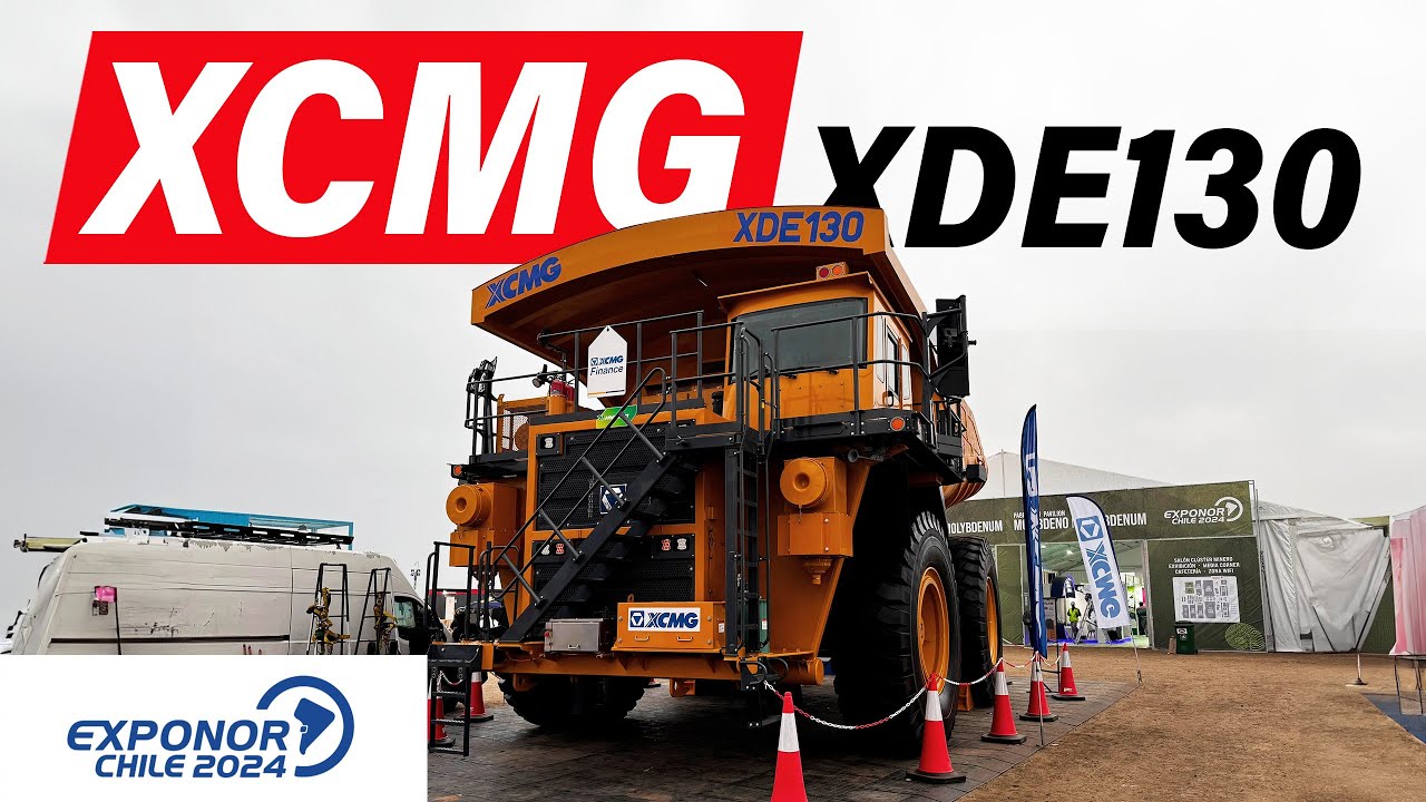 [XCMG] Nuevo CAEX XDE130 Híbrido | Camión de Extracción de 120 ...