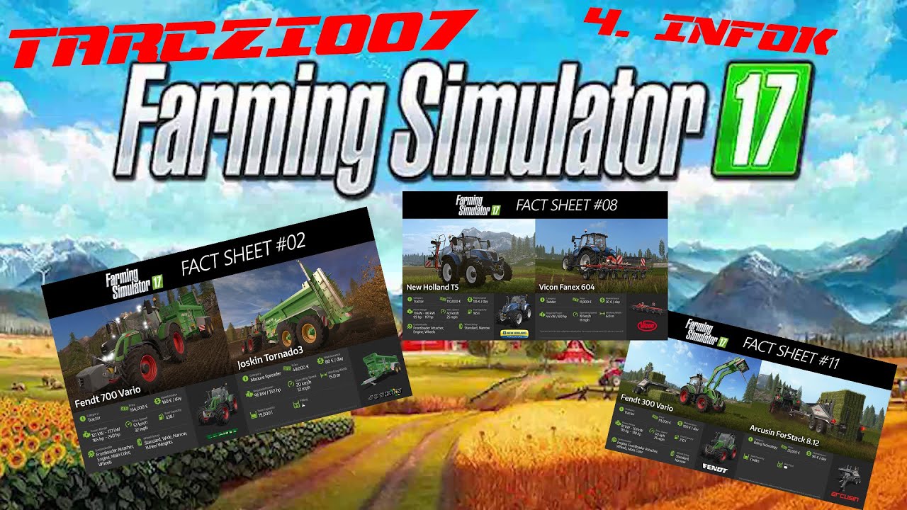 Farming simulator 17-infók 4.- FACT SHEET - YouTube