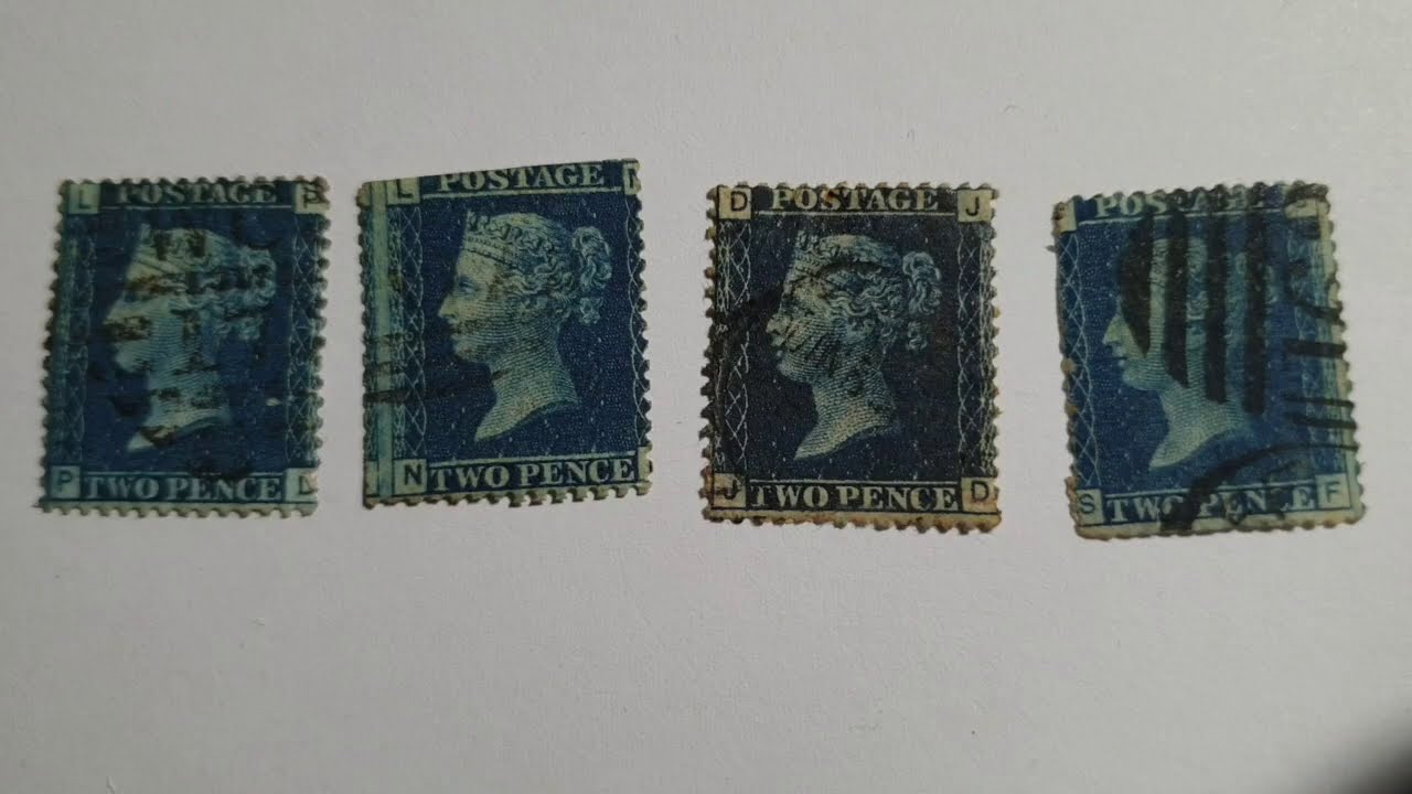 The Second Stamp of the World - The Two Penny Blue #rarestamp #uk # ...