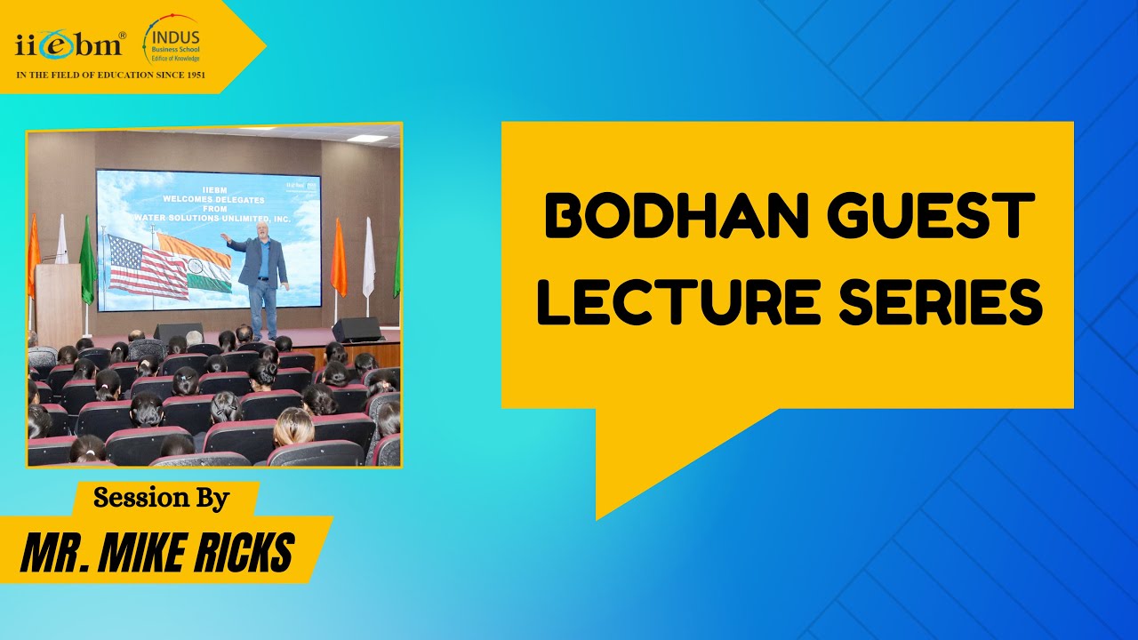 || Bodhan Guest Lecture Series || Sessions by Mr. Mike Ricks || - YouTube