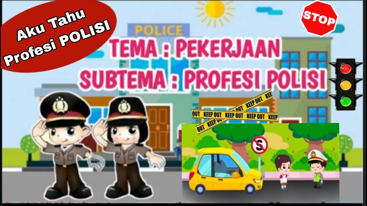 [VIDEO EDUKASI ANAK] MENGENAL PROFESI POLISI | MACAM-MACAM TUGAS POLISI ...