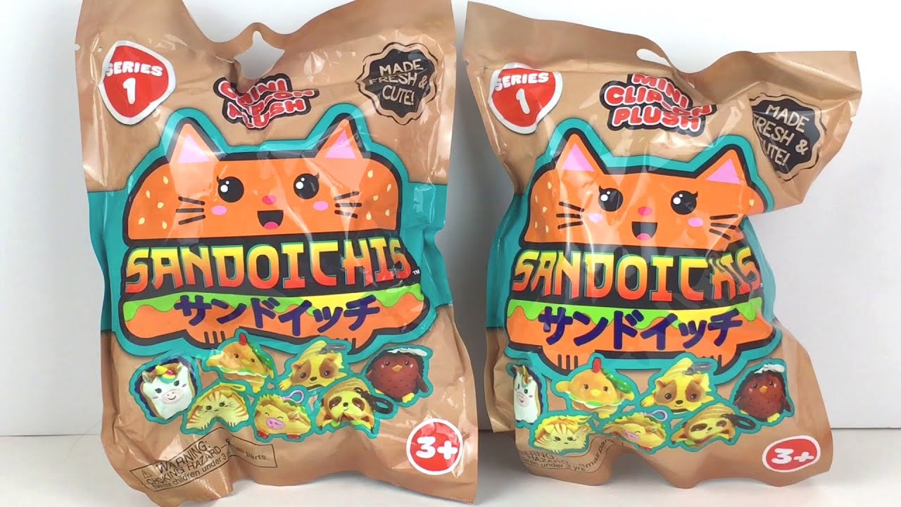 $10 Tuesday: Sandoichis Blind Bag Plush Opening & Review - YouTube