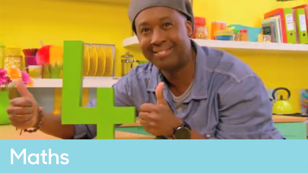 The number 4 | Maths - Counting with Rodd - YouTube