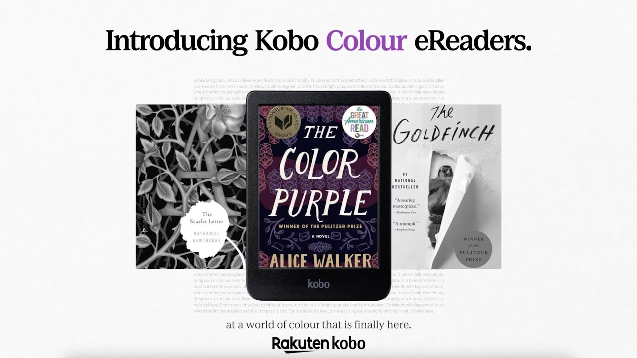 Bring books to life with new Kobo Colour eReaders - YouTube