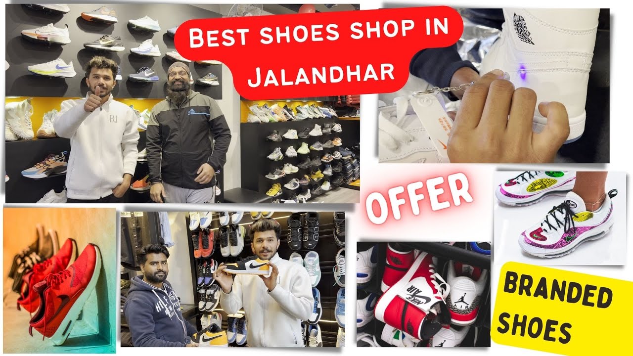 Branded shoes all brands style shop in Jalandhar - YouTube