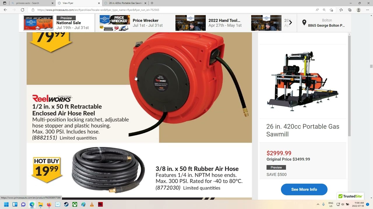 Princess Auto Sale flyer July 17 to July 31st 2022.. You'll never ...