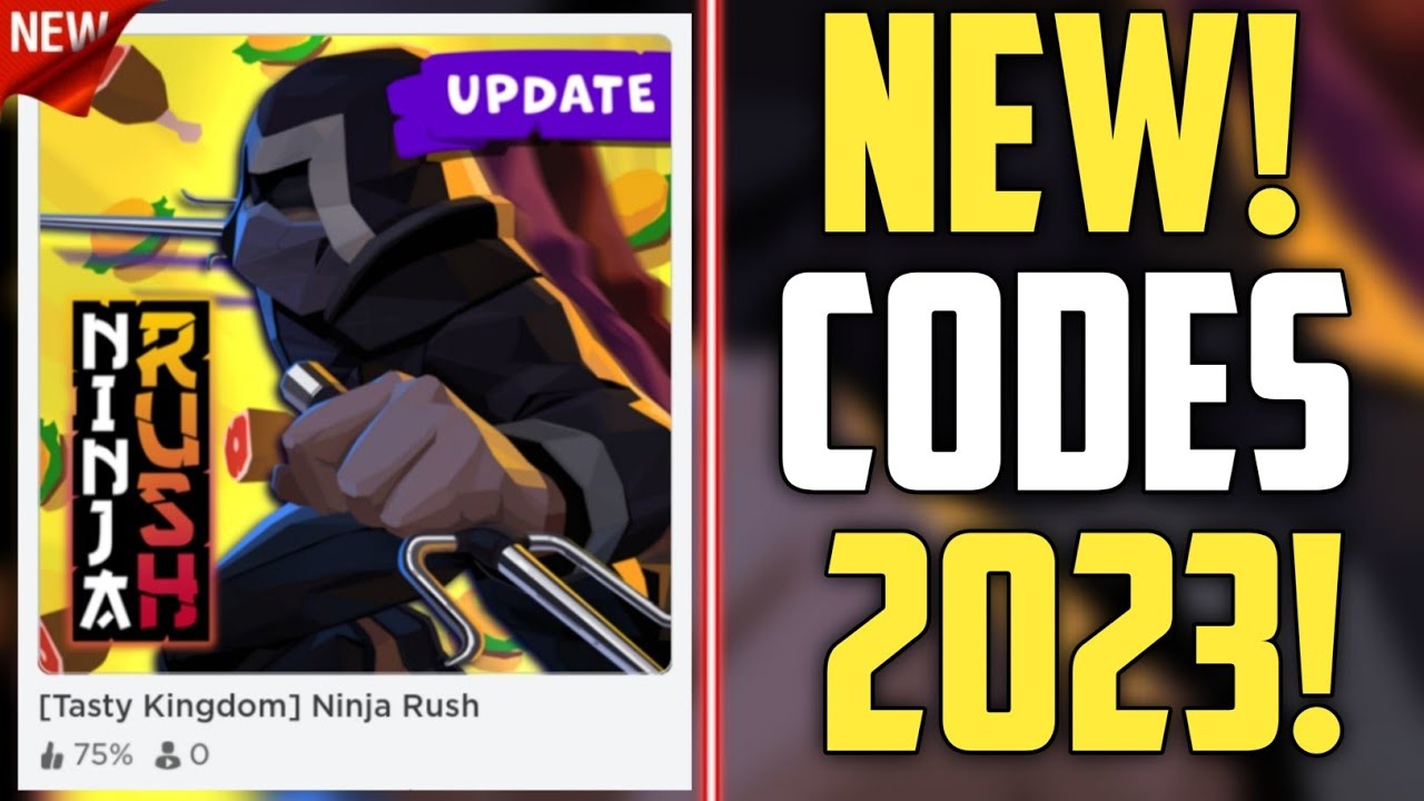 FUTURE CODES!! | *NEW* ROBLOX NINJA RUSH CODES 2023! (TASTY KINGDOM ...